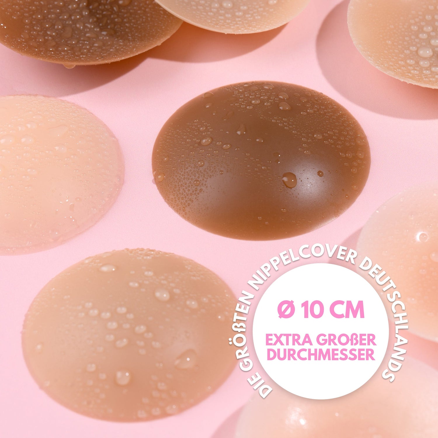Doppel Pack Plus Size Nippelcover COLOR Bronze (2 Paar) 4 St. – Nippli.de