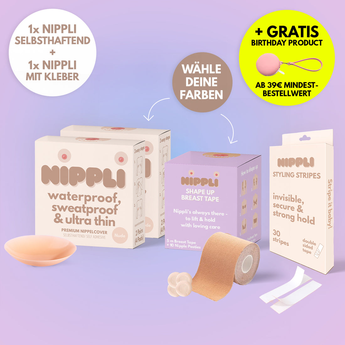 Nippel Cover ☀️ Für alle Arten von Outfits! - Nippli.de